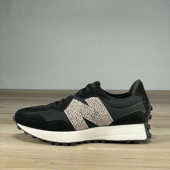 New Balance | Shoes | New Balance 327 Trainers Womens 7 Black Leopard ...